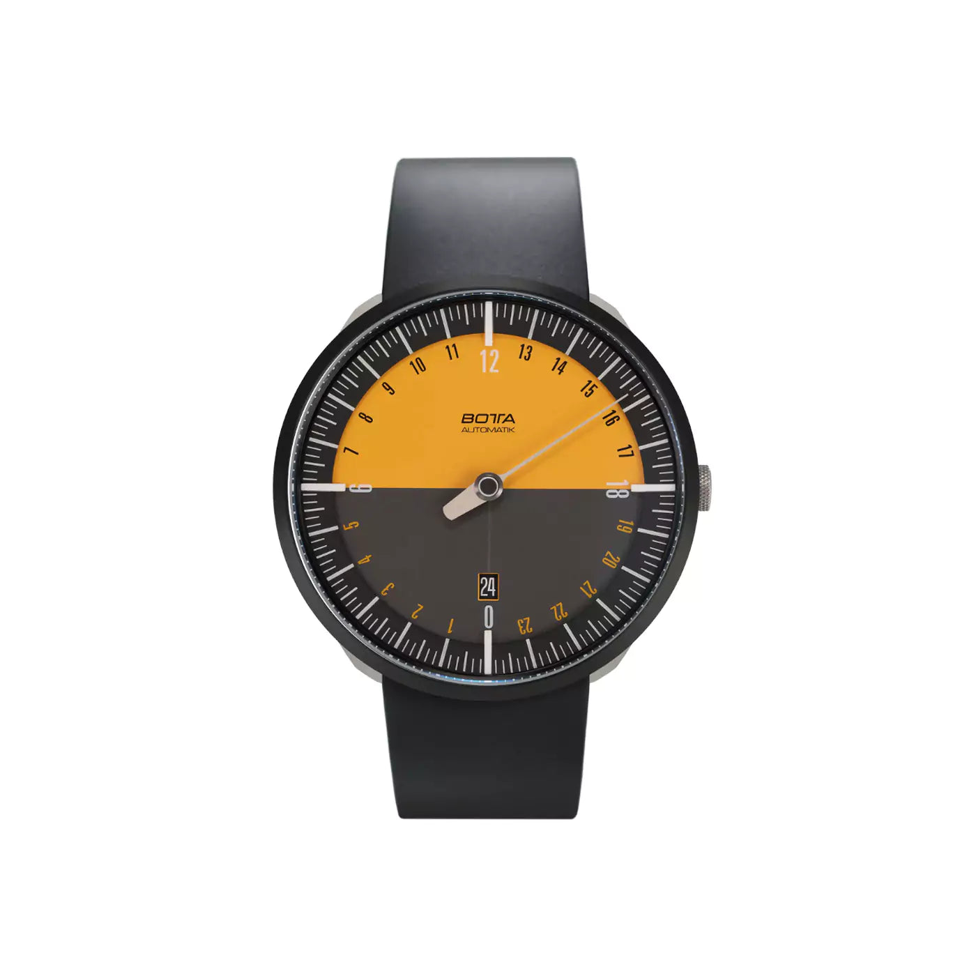 BOTTA - UNO 24 Automatic Edition-15 - Titanium - 40 mm - Black/Orange