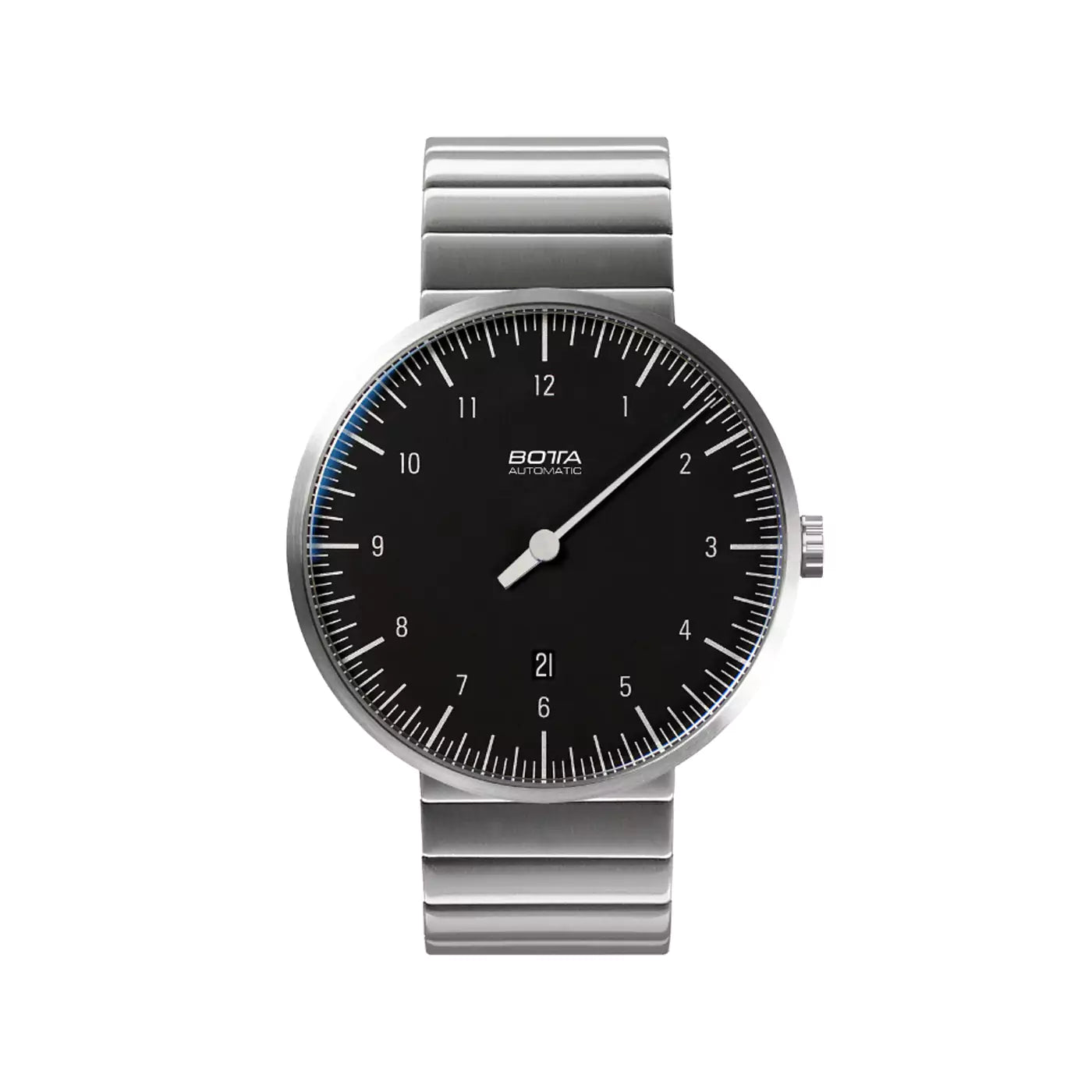 BOTTA - UNO Titanium - Automatic 44 mm - Black Dial - Stainless Steel