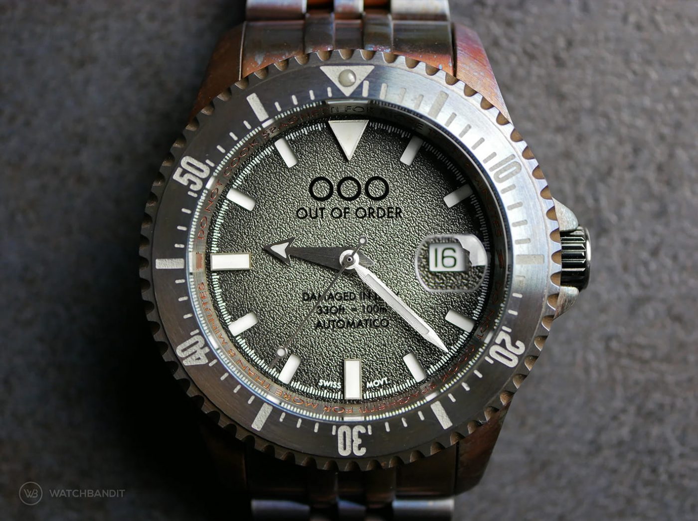 OOO: Out Of Order - Swiss Automatico - Please, treat me bad! - WATCHBANDIT