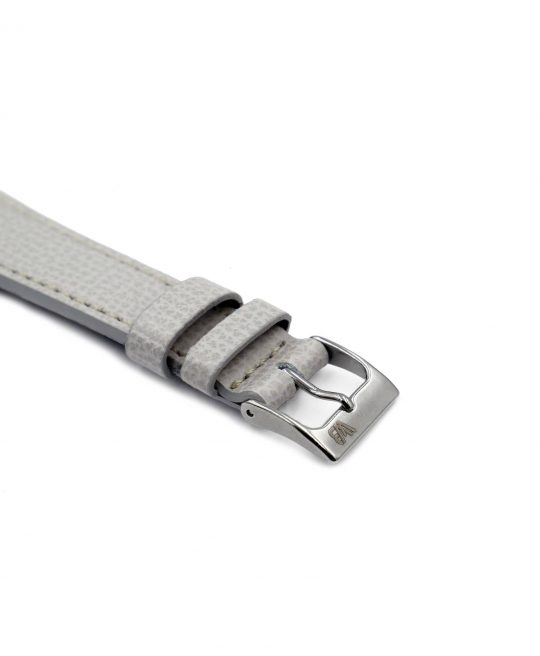 Textured Leather Watch Strap Light Grey WB Original - Watch Bands ...