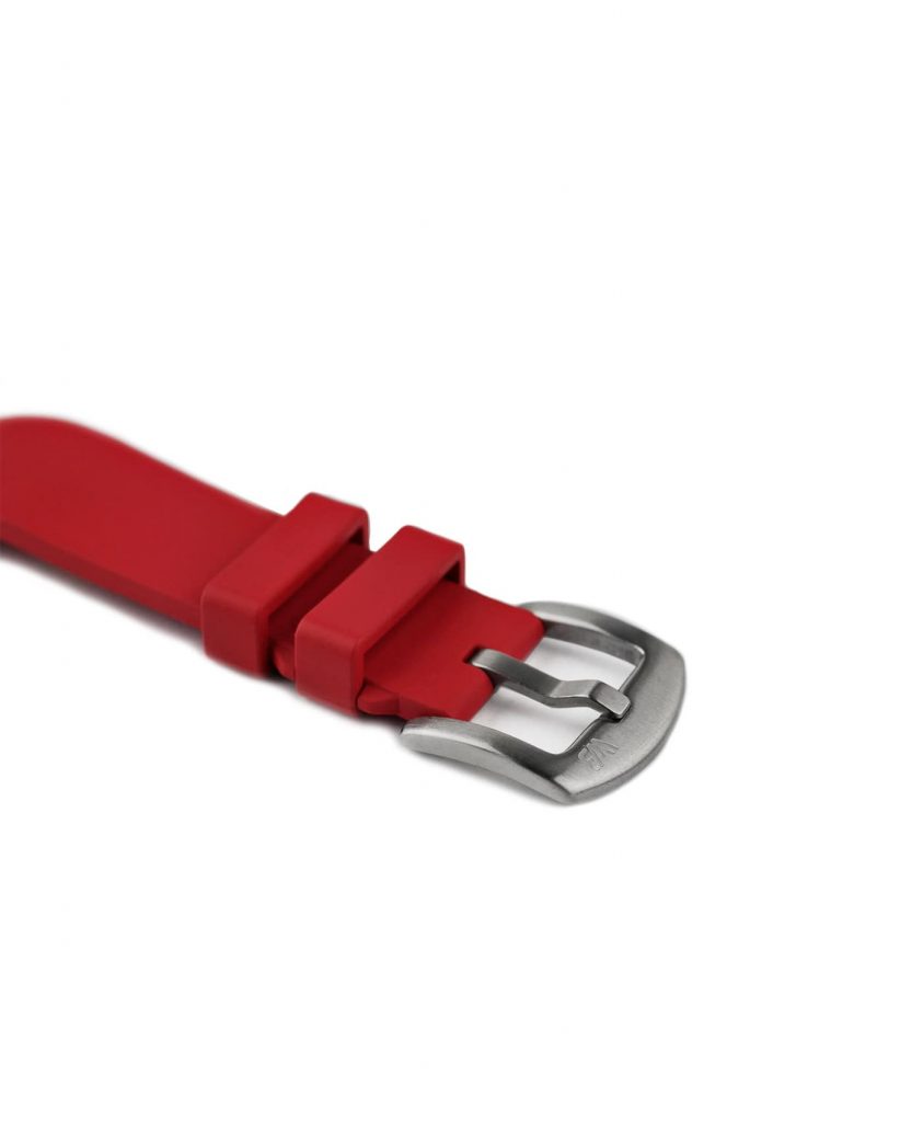 Classic Style Rubber Watch Strap Red WB Original - Watch Bands ...