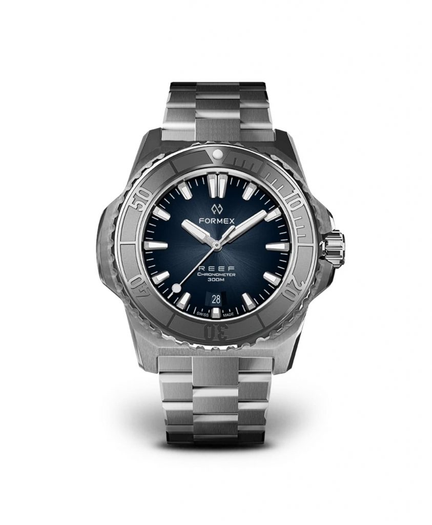Formex Reef Automatic Chronometer COSC 300m Blue Dial/Silver Bezel ...