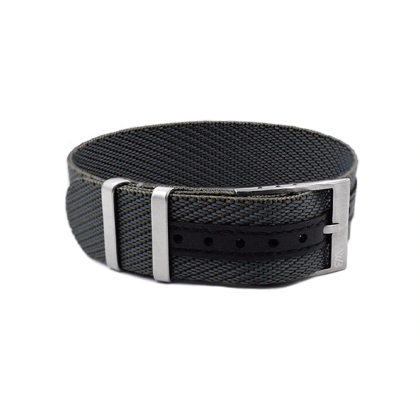 Premium Adjustable Single-Pass Nylon Strap Grey WB Original - Watch ...