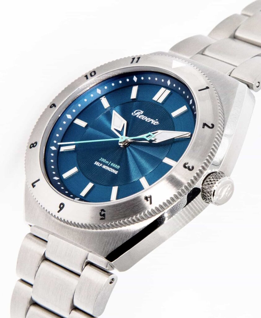 Reverie Diver 12h Bezel Blue Watch - WatchBandit