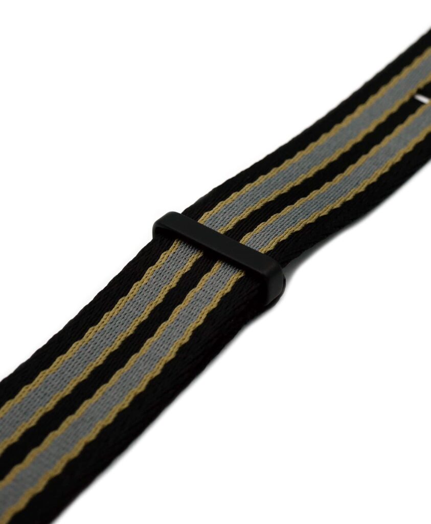 Eulit Panama Perlon Strap Black - Watch Bands - WatchBandit