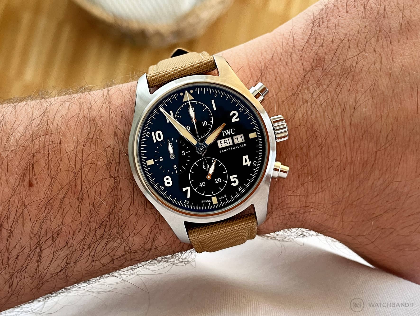 IWC Spitfire Pilot's Chronograph Strap Guide by WATCHBANDIT - WATCHBANDIT