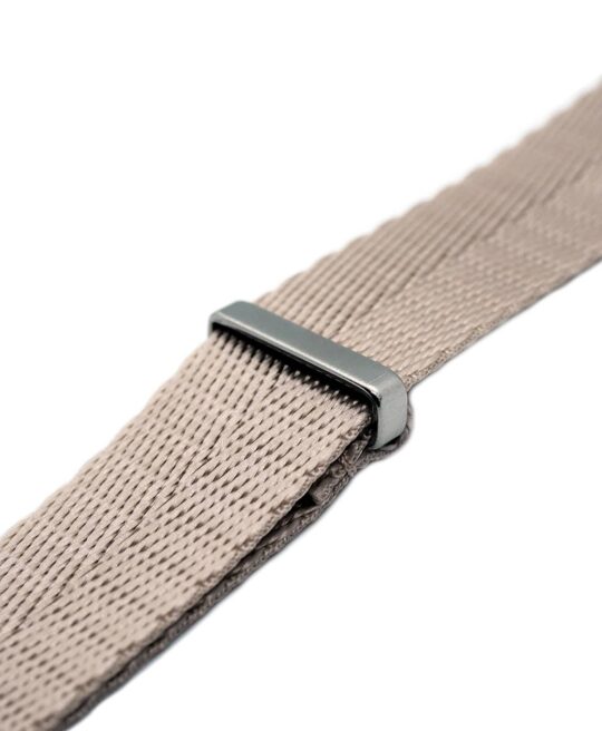 Herringbone Nylon Strap Beige WB Original - Watch Bands - WatchBandit