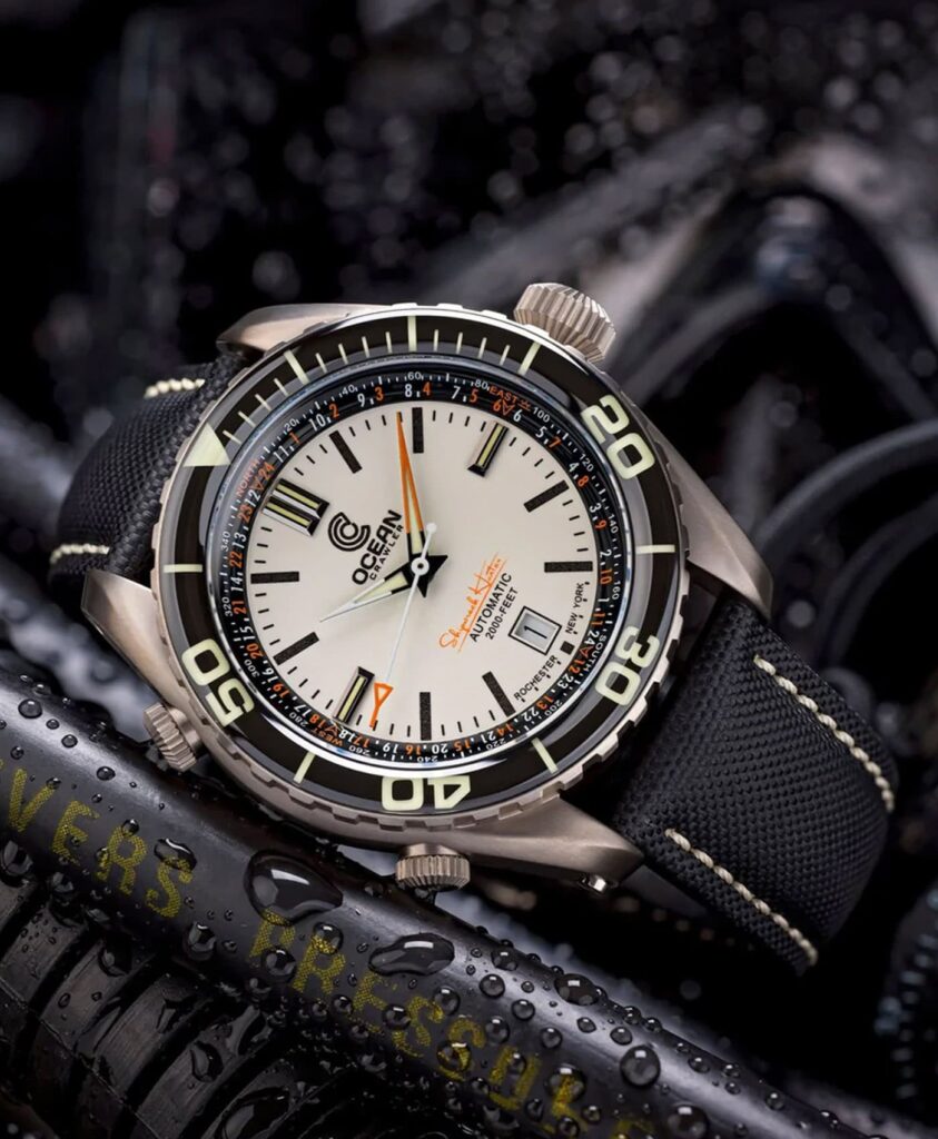 Ocean Crawler Ocean Navigator 45 Full Lume Watch - WatchBandit