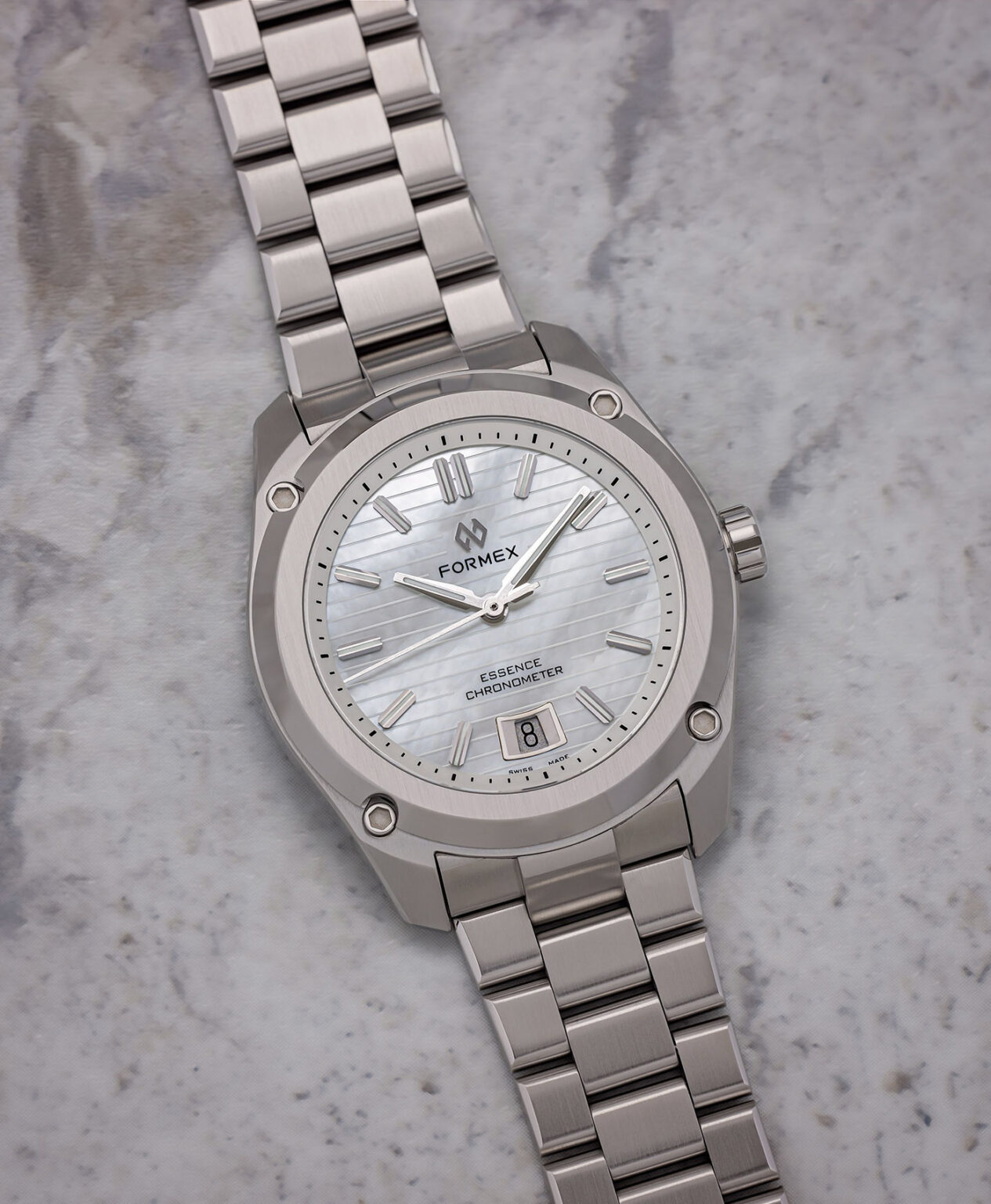 Formex Essence ThirtyNine (39mm) Automatic Chronometer Nacre Watch ...