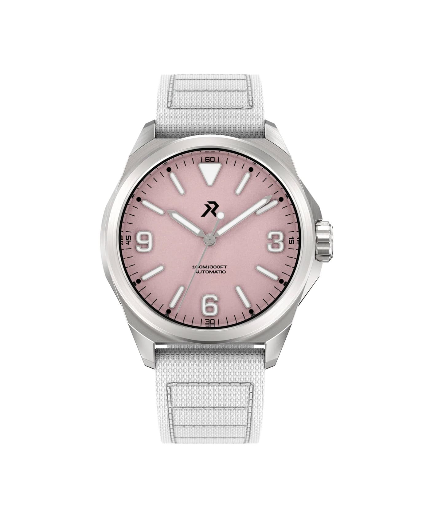 RZE Resolute 2022 Candy Pink Canvas Strap Watch - WatchBandit