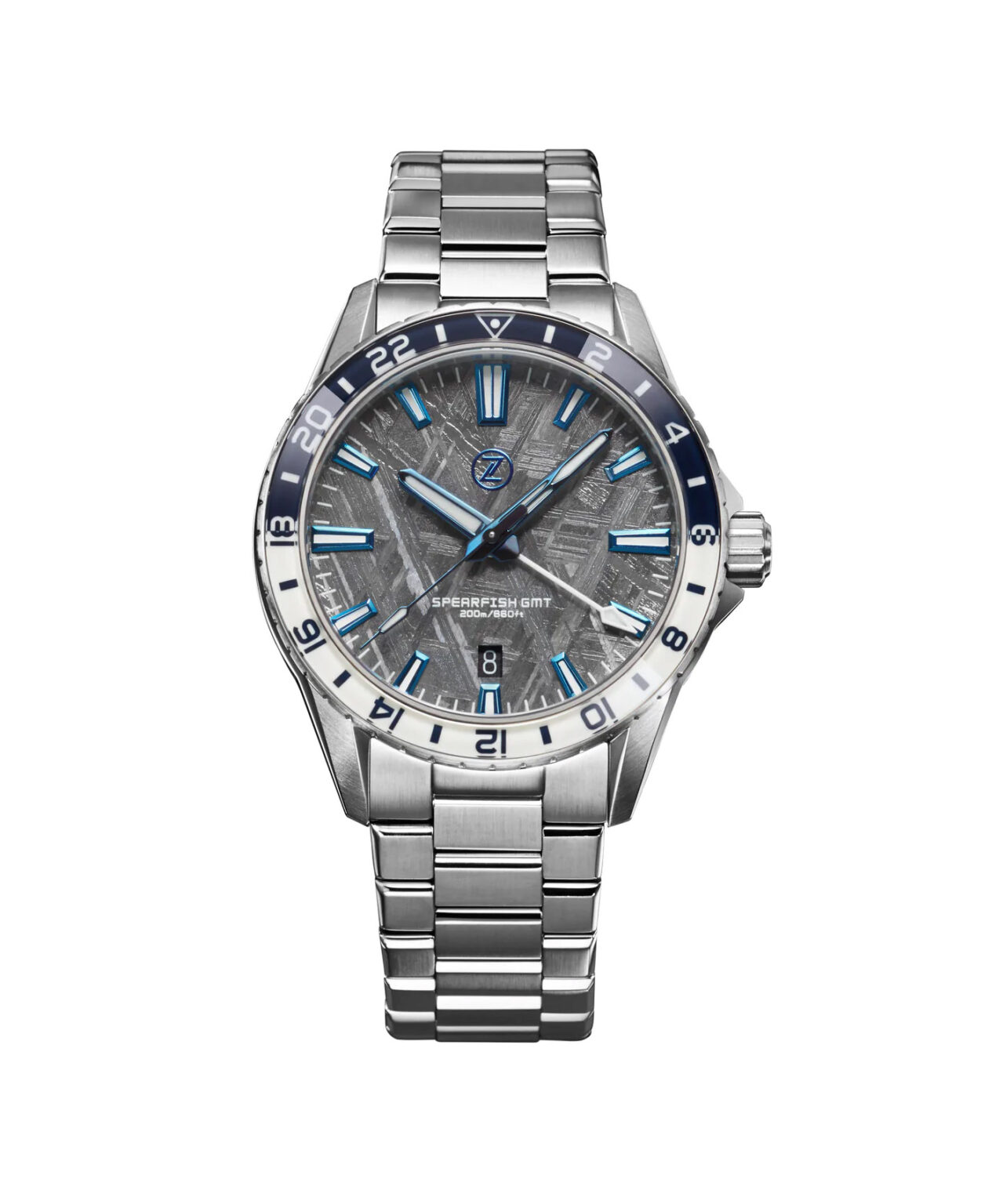 Zelos Spearfish GMT Meteorite (Pre-Order: 02-2023) Watch - WatchBandit