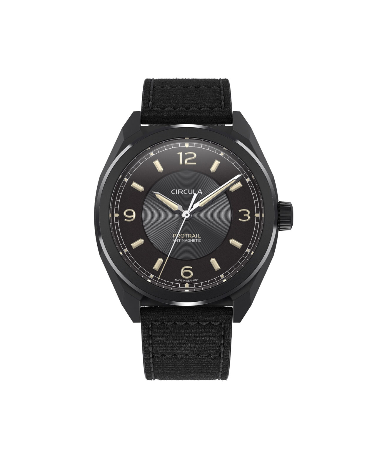 Circula ProTrail Black Old Radium (Limited Edition) Watch - WatchBandit