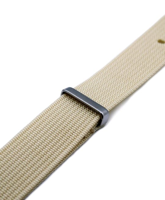 Ribbed Nylon Strap Beige WB Original - Watch Bands - WatchBandit