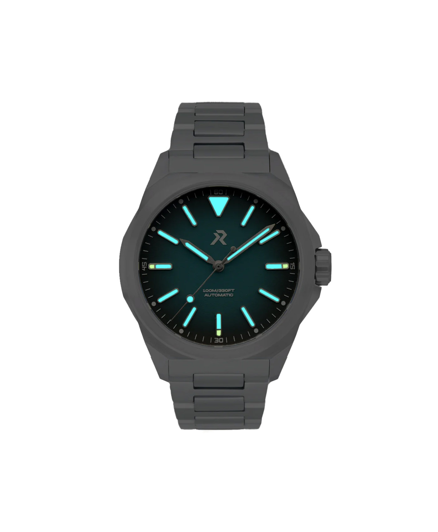 RZE Resolute Urban Teal Titanium Bracelet Watch - WatchBandit
